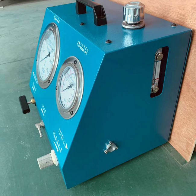 Blue High Pressure Pneumatic Pump Unit For Bolting Engine Overhaul